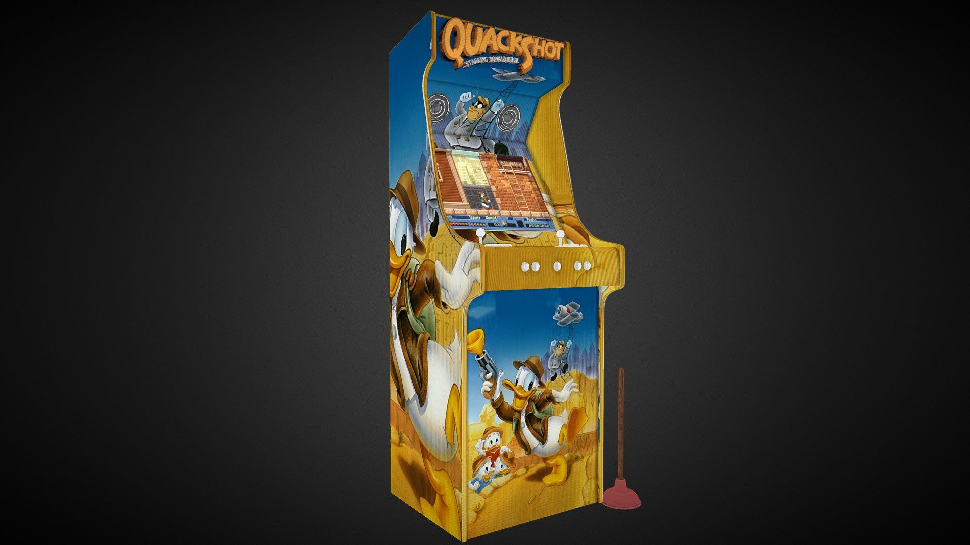 Donald Duck v2 - 3D model by Art-Conan [cdb96bc] - Sketchfab