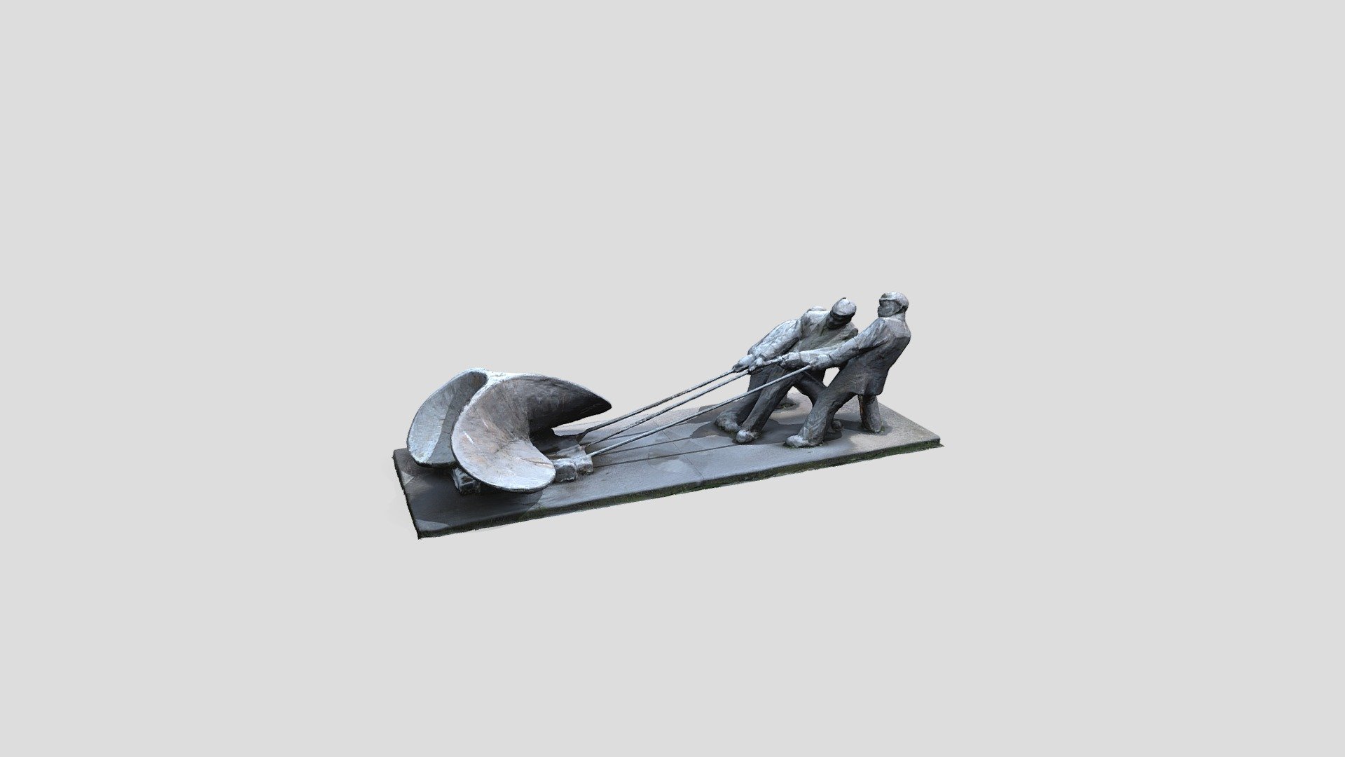 Men Of The Clyde Monument - 3D model by BenCapanni [cdbc001] - Sketchfab