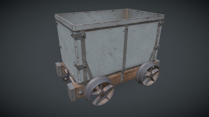Mine-cart 3D models - Sketchfab