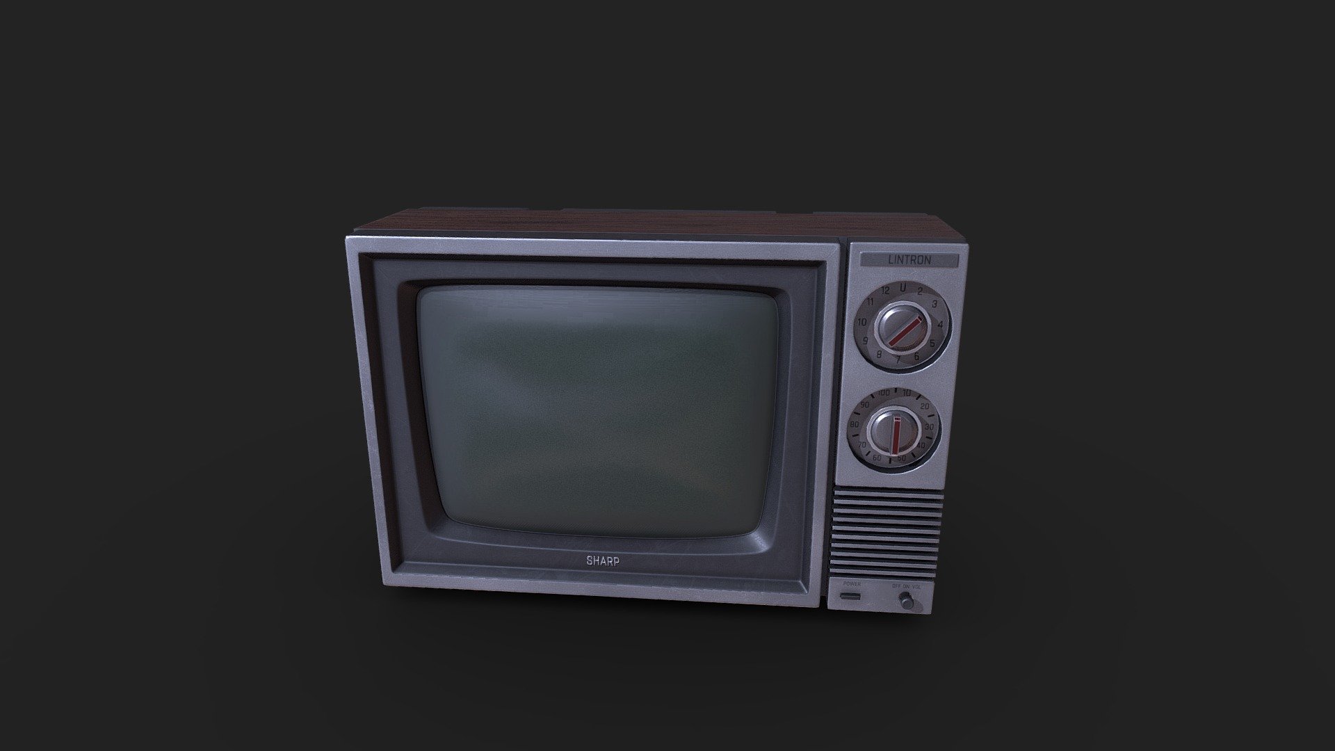 Retro TV - 3D model by barism09 [cdc0014] - Sketchfab