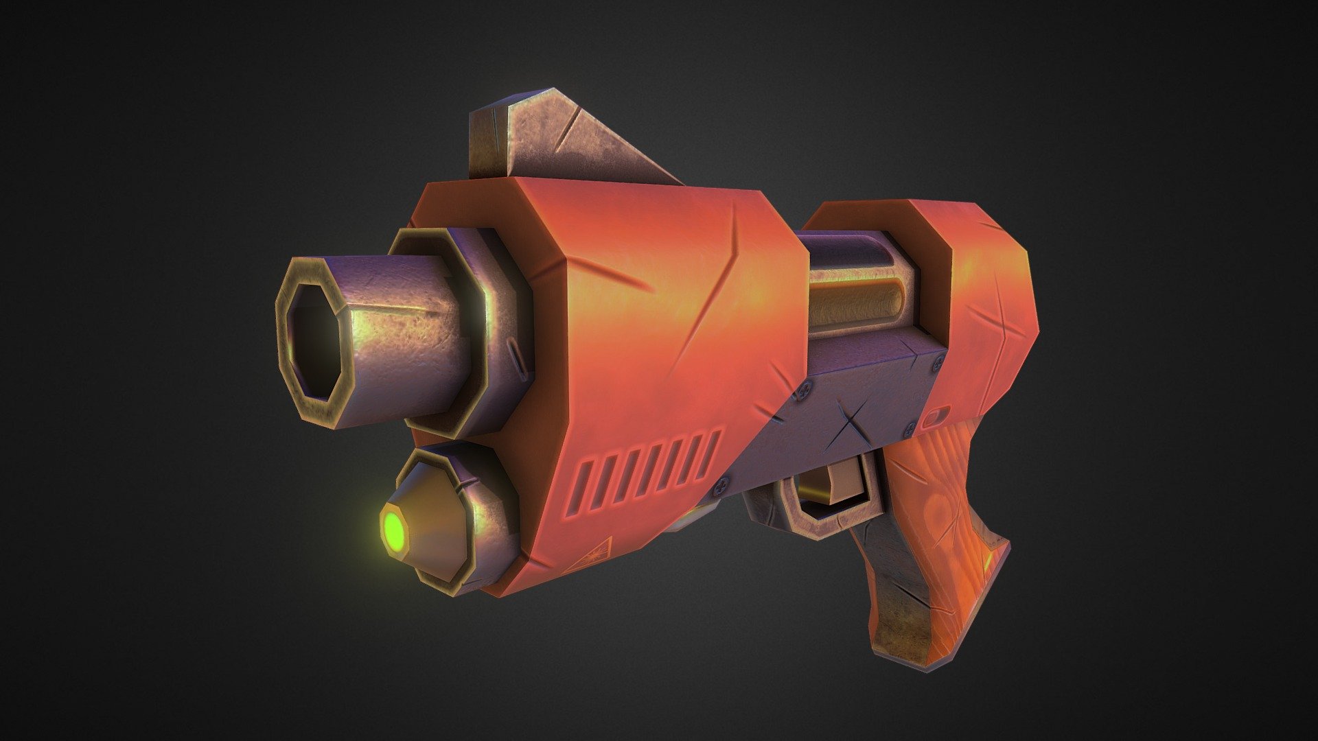 Stylized Gun - 3D model by Mr Gicu (@MrGicu) [cdc0510] - Sketchfab