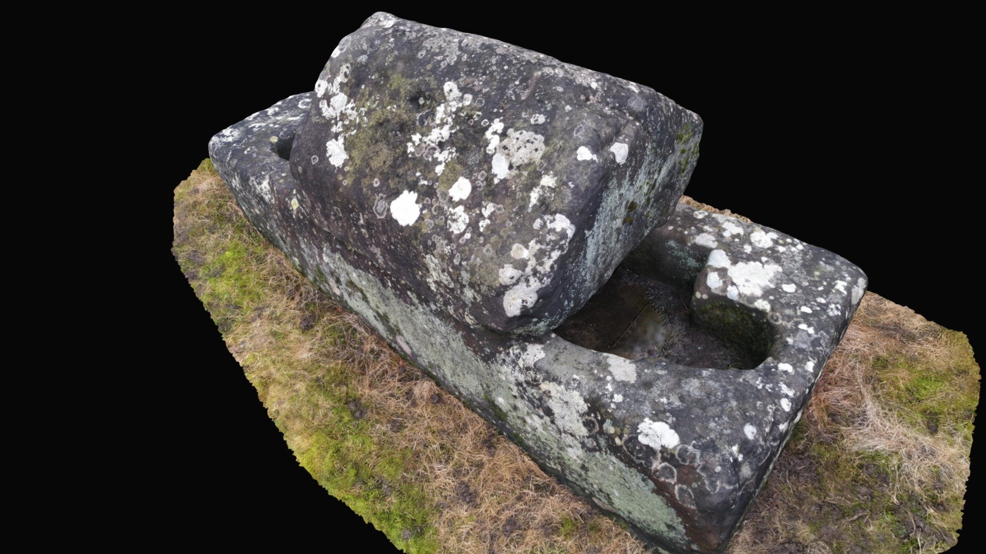 Tullibody, coped graveslab and sarcophagus - 3D model by Gnomonsland ...
