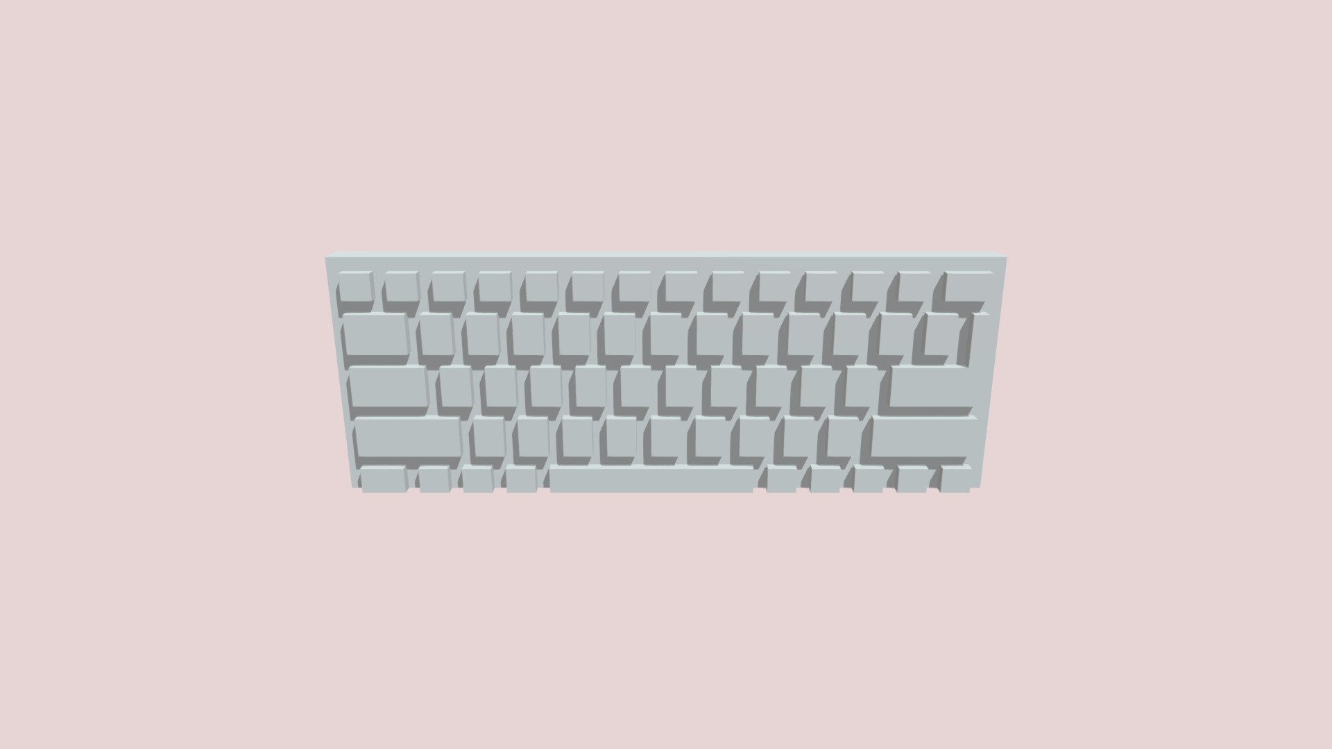 keyboard - Download Free 3D model by gueyeda [cdc1e8b] - Sketchfab