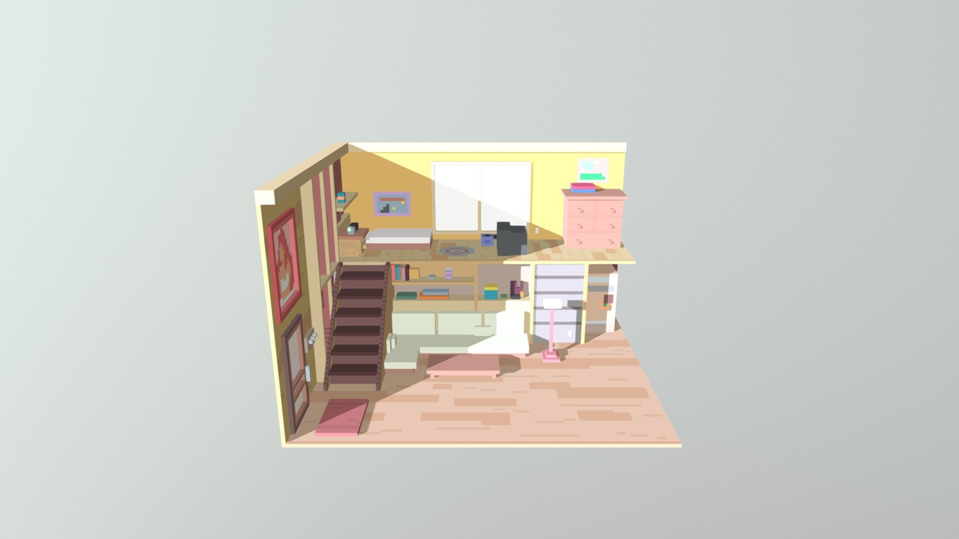 Steven Universe's room - 3D model by zookid [cdc2b52] - Sketchfab