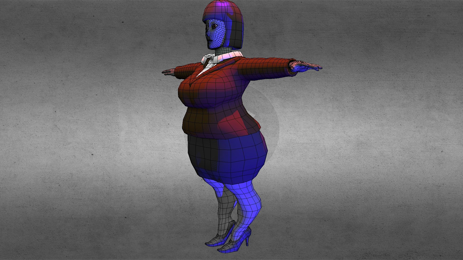 Curvy Lady - 3D model by zandos [cdc2d0c] - Sketchfab