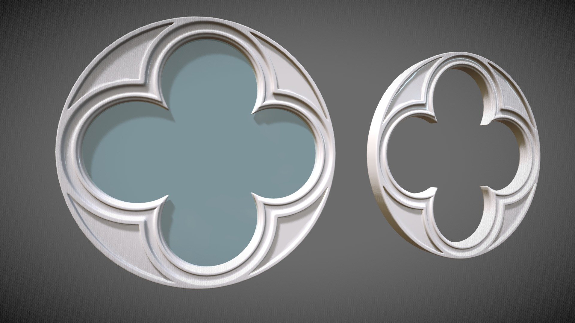 Circular Gothic Window Type3 - Download Free 3D model by dariapr ...