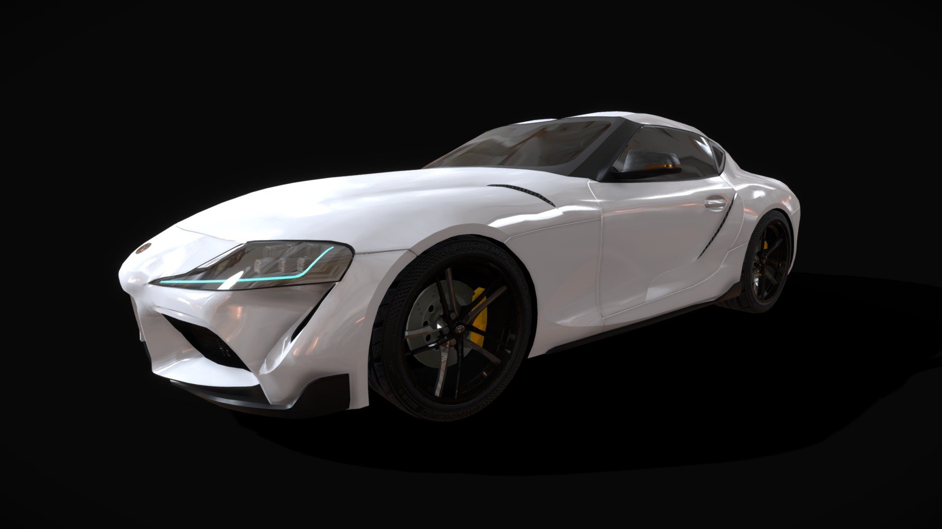 2021 Toyota Supra MK5 A90 - 3D model by Ricy (@ngon_3d) [cdc3fc7 ...