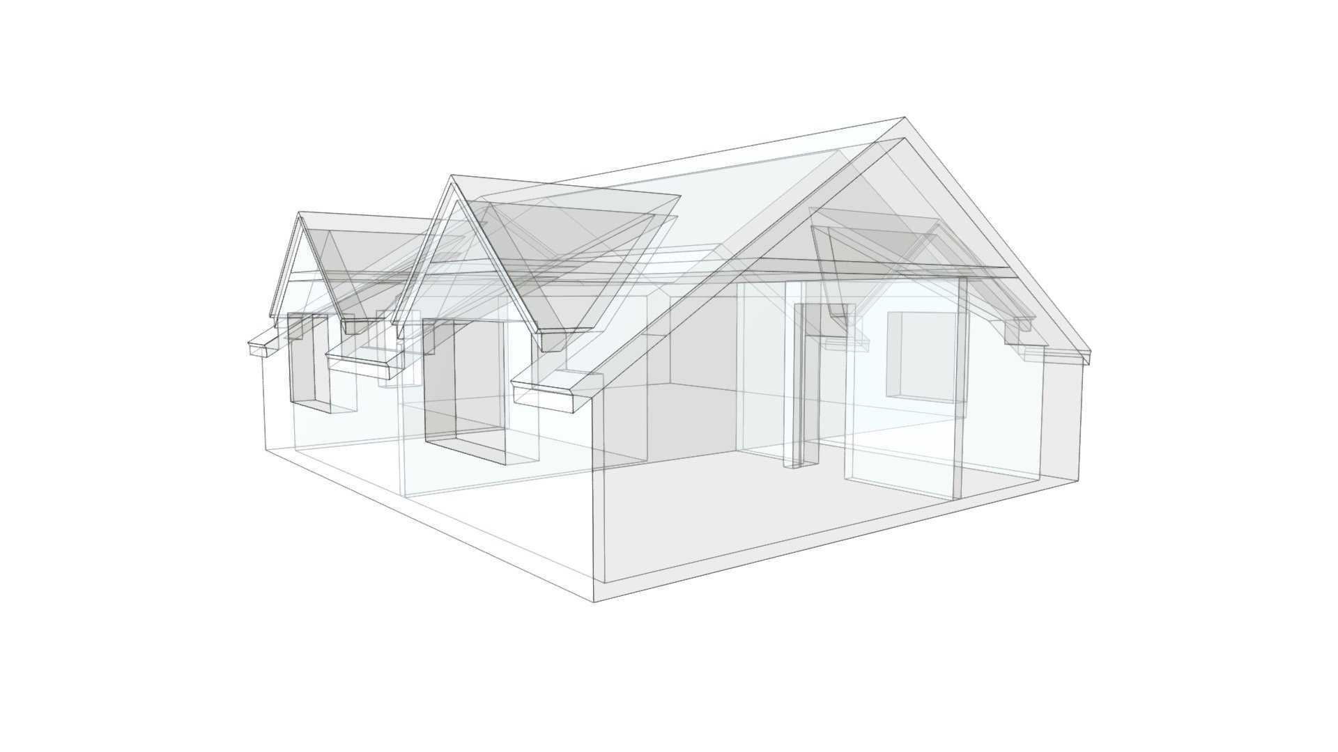 roof wireframe - 3D model by fretwells [cdc4c08] - Sketchfab