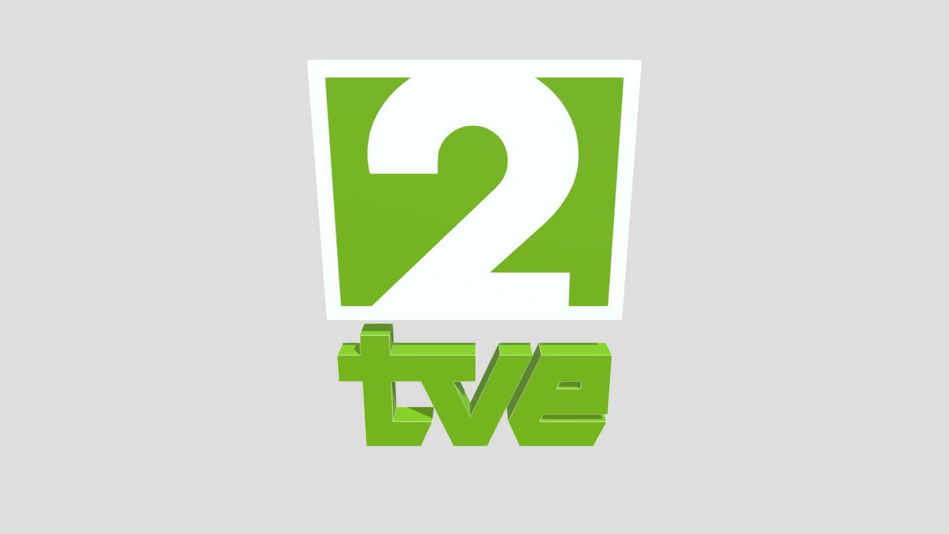 Tve2 logo nostalgia - Download Free 3D model by www.giorgos.com.cy ...