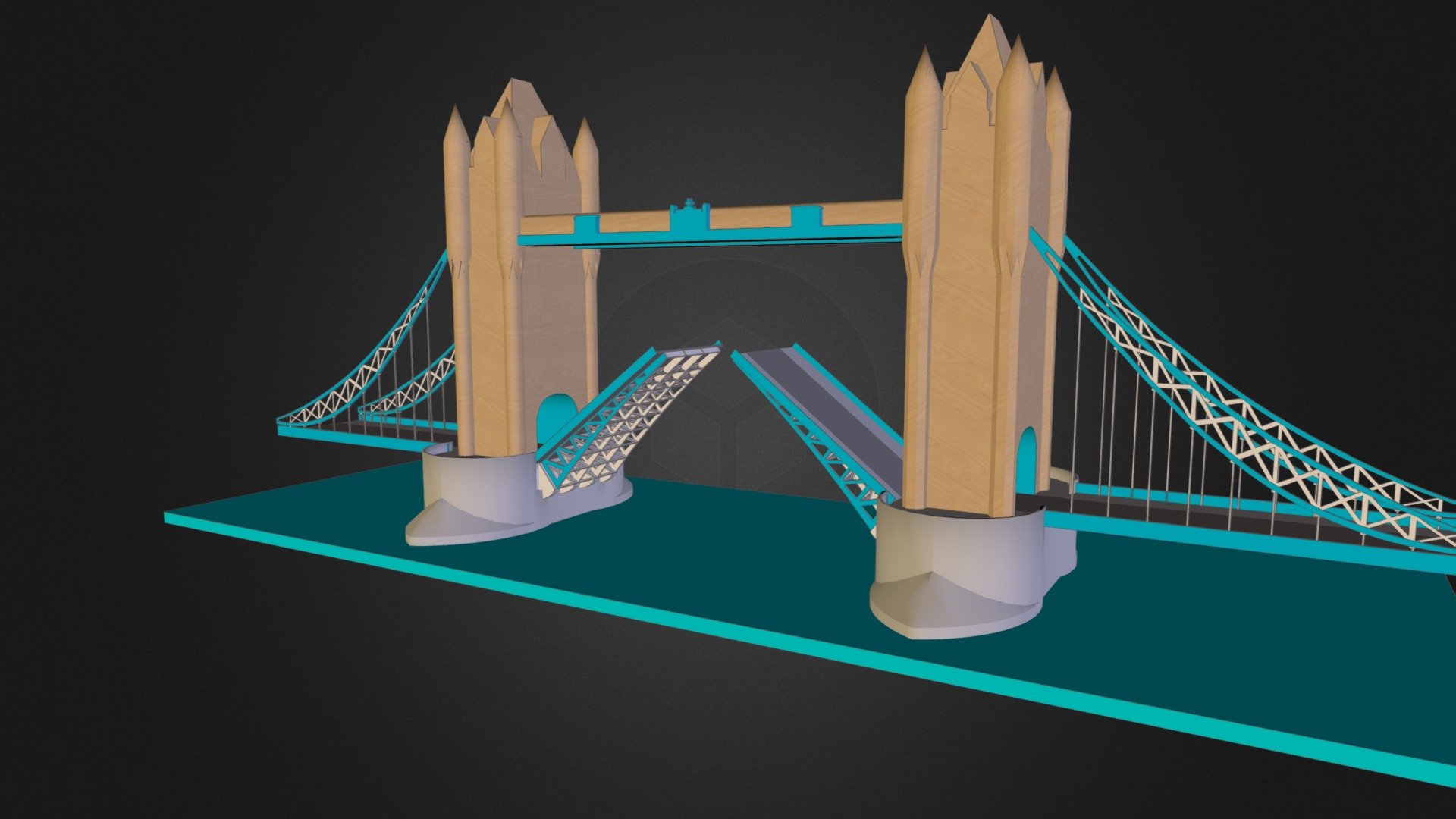 Tower Bridge - 3D model by Mathew Speed (@Mathewspeed) [cdc7123 ...