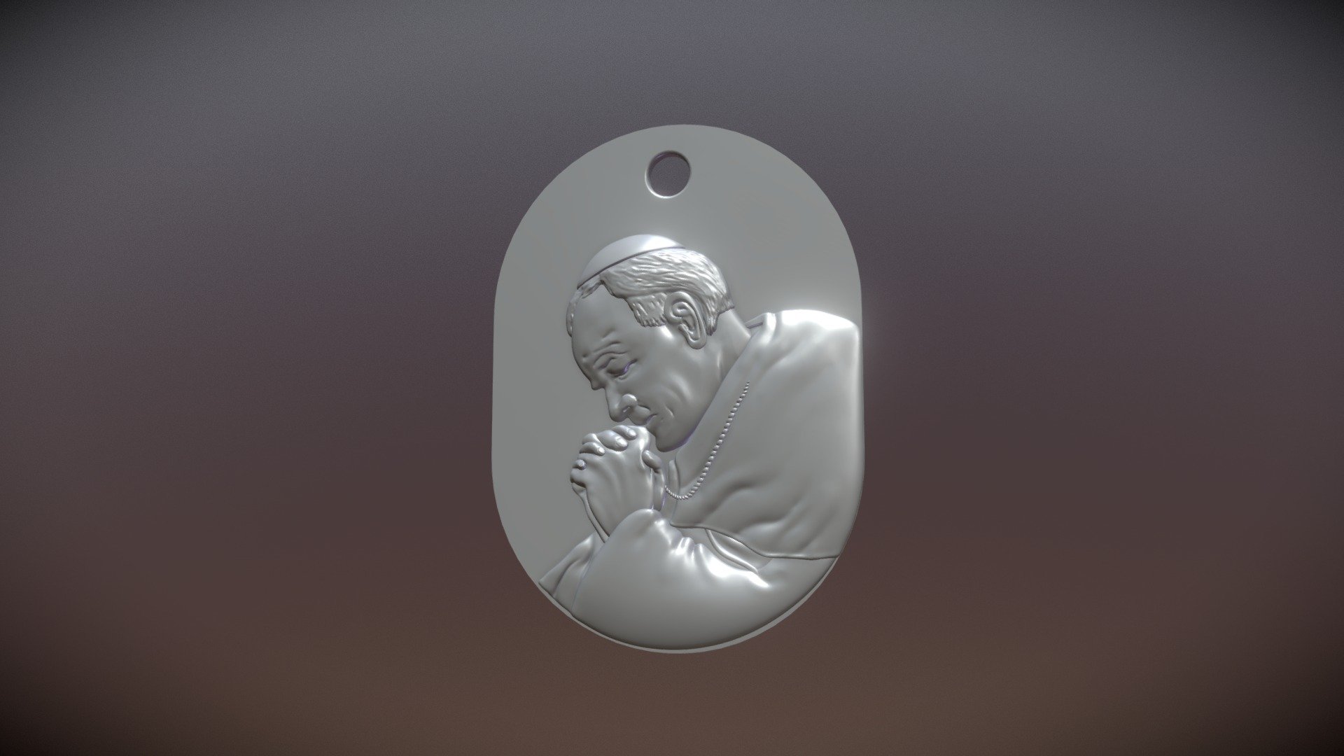 Juan Pablo II - 3D model by Thony CG (@anthonyurquizo) [cdc7910 ...