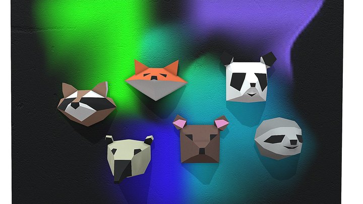 Papercraft 3D models - Sketchfab