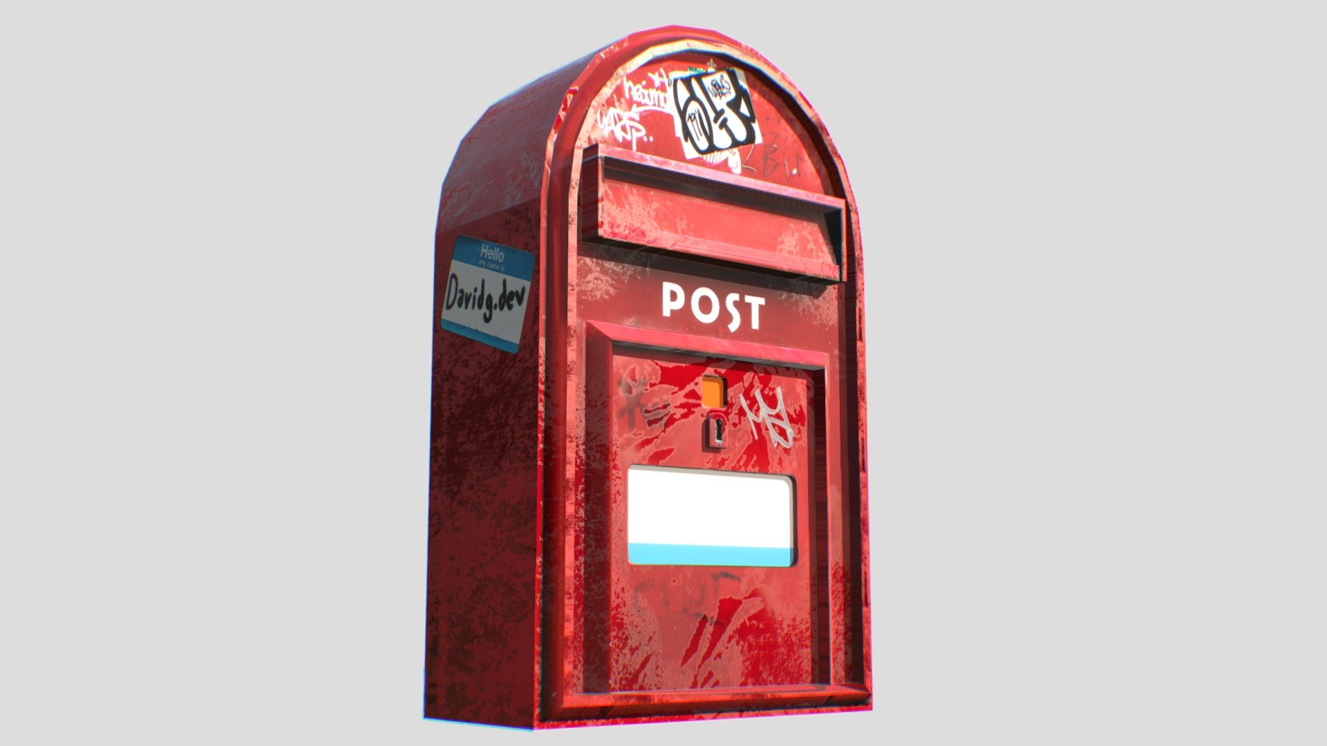 Mailbox City Prop Aged - Low Poly (Game Ready) - Buy Royalty Free 3D ...