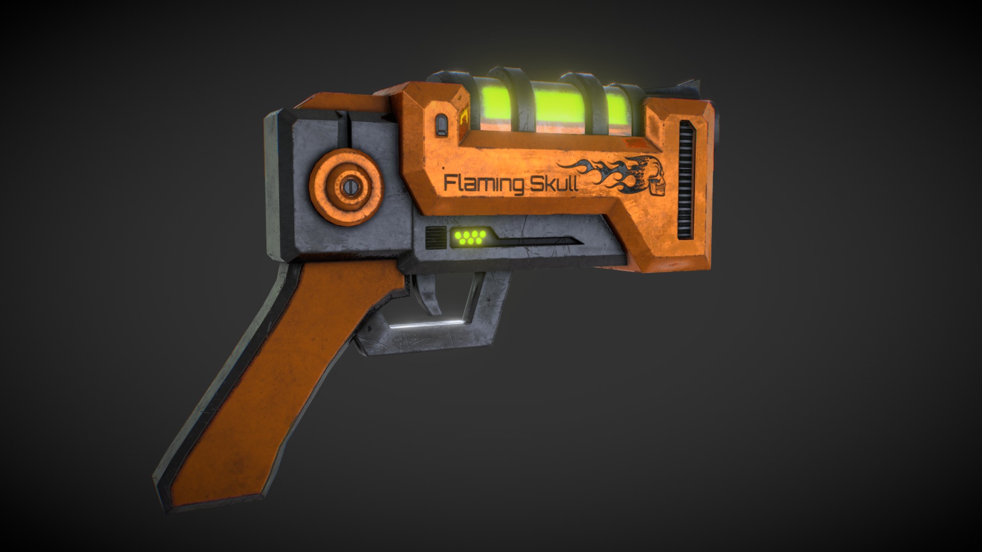Sci Fi Weapon Low Poly - 3D model by pgameartist [cdccea0] - Sketchfab