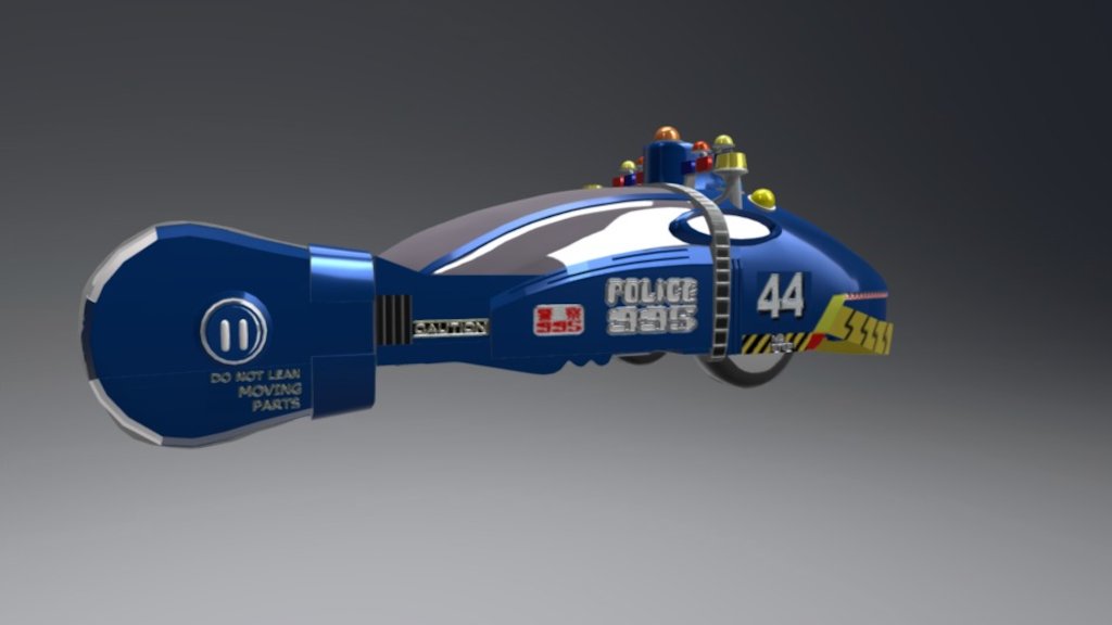 Police Spinner 44 mark 2 - 3D model by jswoodbridge2 [cdcd1c7] - Sketchfab