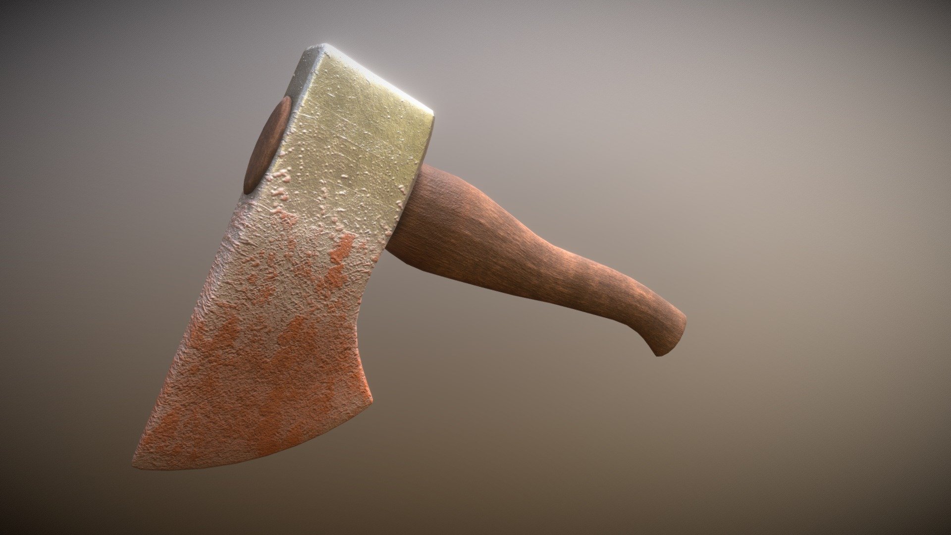 Rusty Axe - 3D model by Gecko Ink Studios (@geckoinkstudios) [cdcd7a4 ...