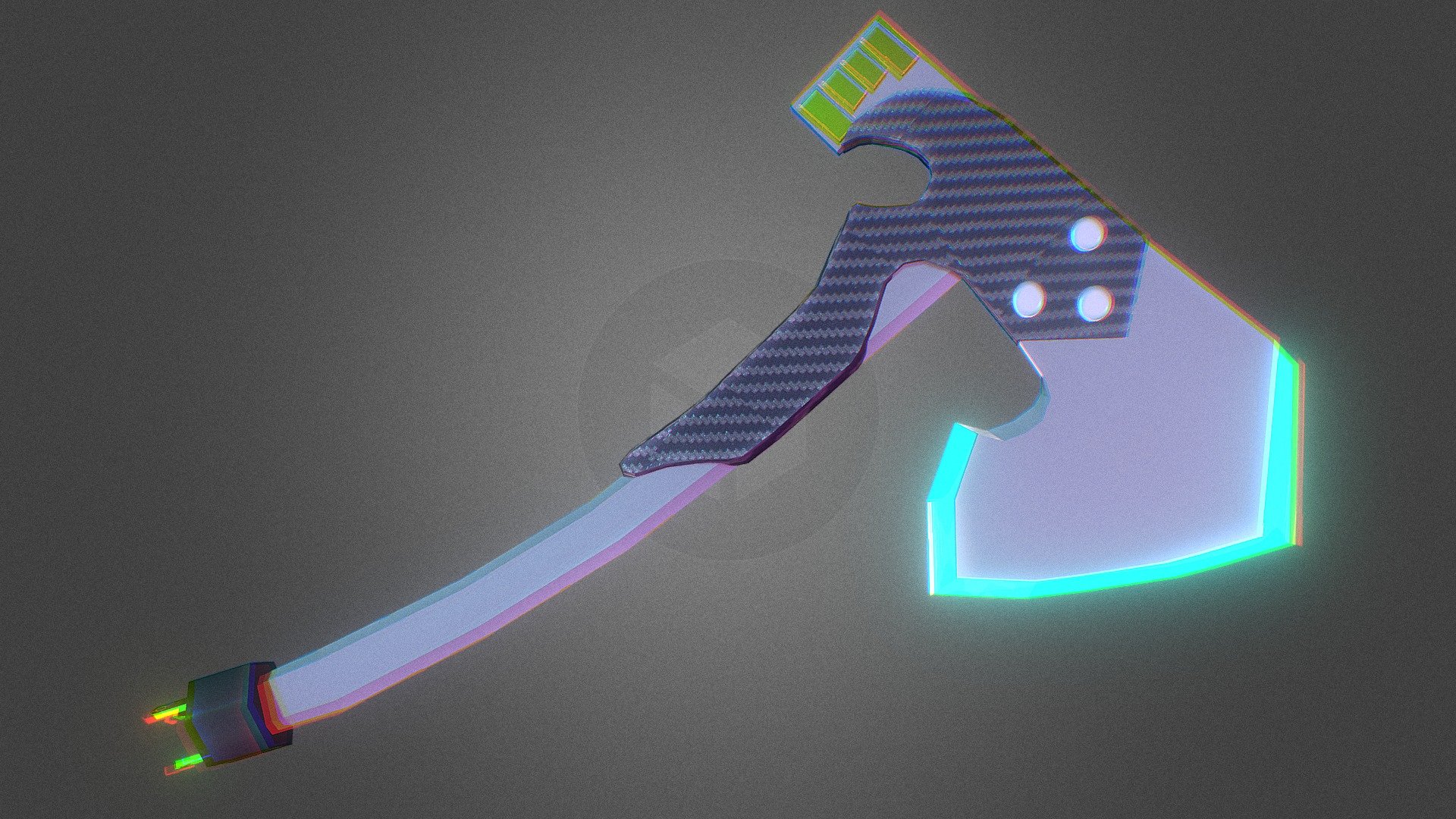 Cyber Axe - Download Free 3D model by Zide [cdcdf2b] - Sketchfab