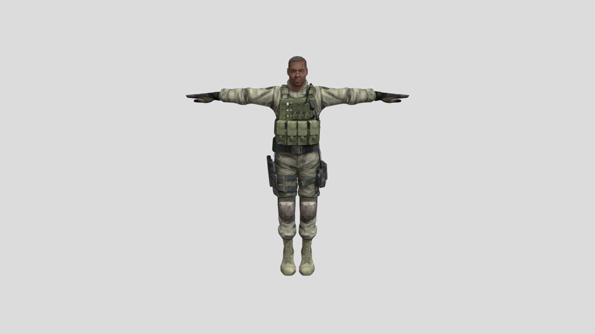 RE5 BSAA Doug No Helmet(Pilot) - Download Free 3D model by Karl.Borlaza ...