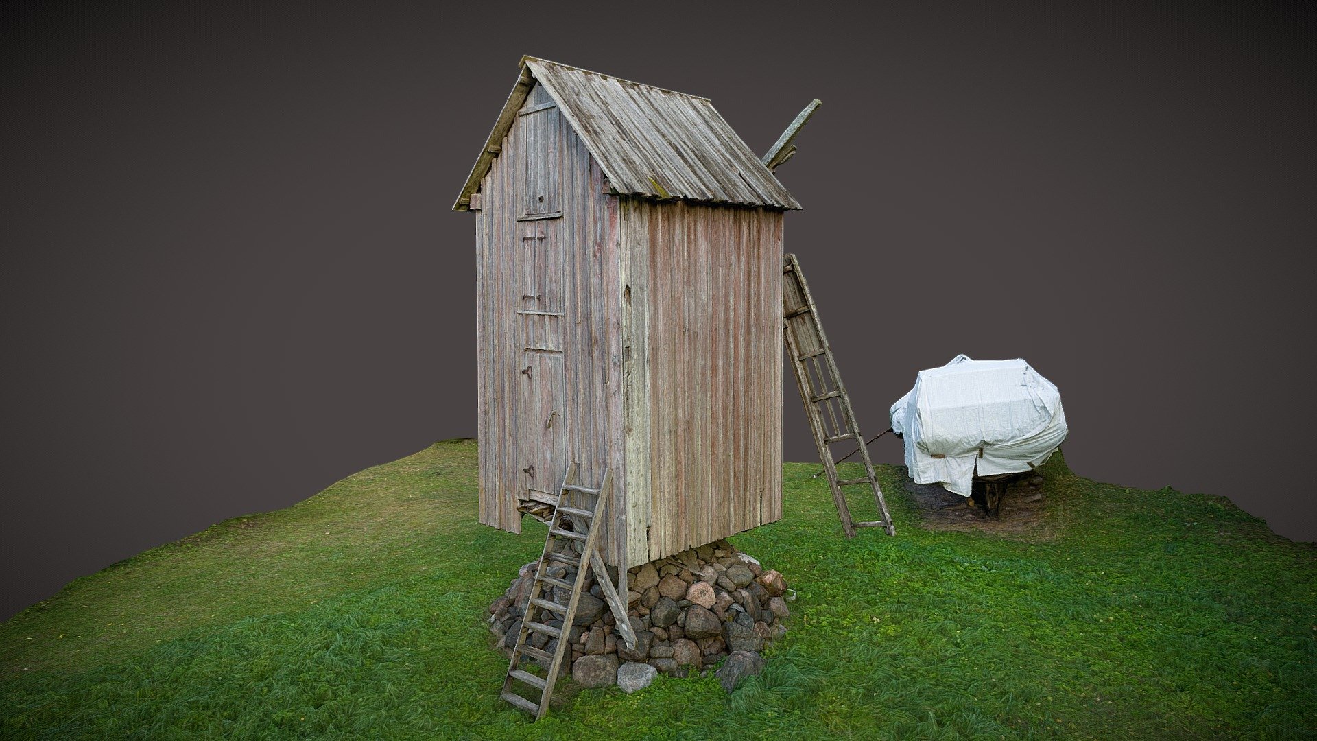 Luidja windmill - 3D model by Saulius.Zaura [cdce3bc] - Sketchfab