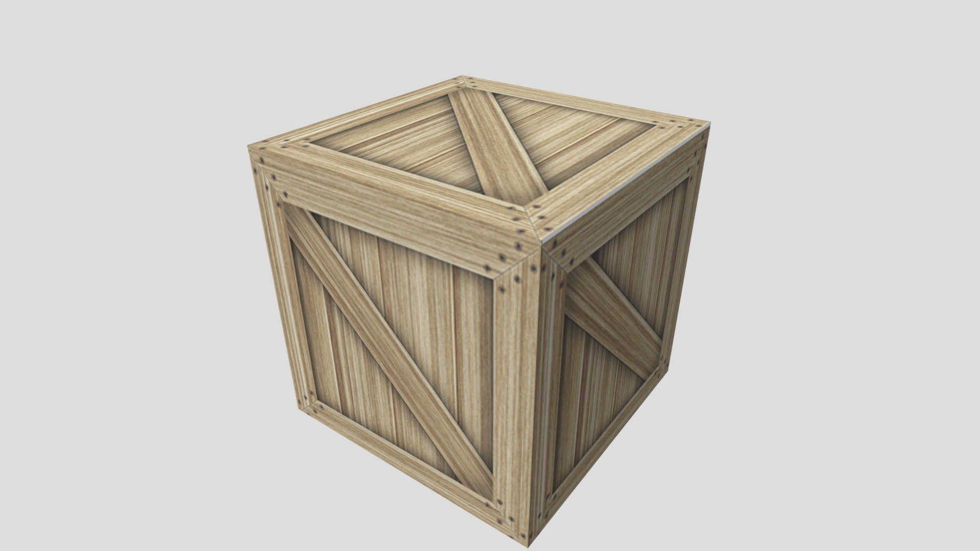 cubo de madeira - Download Free 3D model by K_i_t_t_o [cdcecae] - Sketchfab