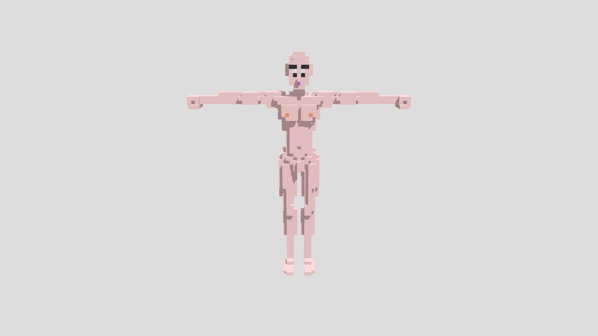 60 voxel tall male body - Download Free 3D model by colombo0718 ...