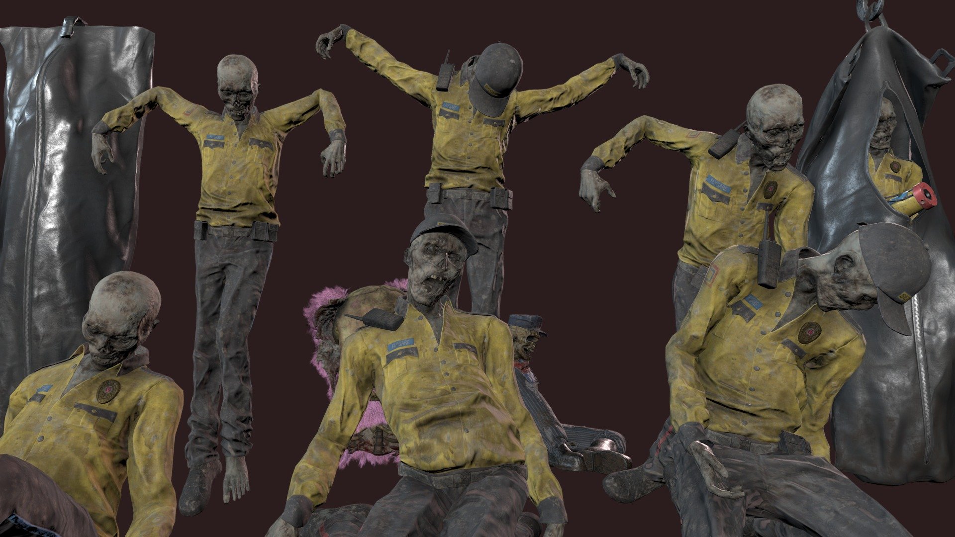 Poppy Playtime (Chapter 4) - Dead Bodies - Download Free 3D model by MG ...