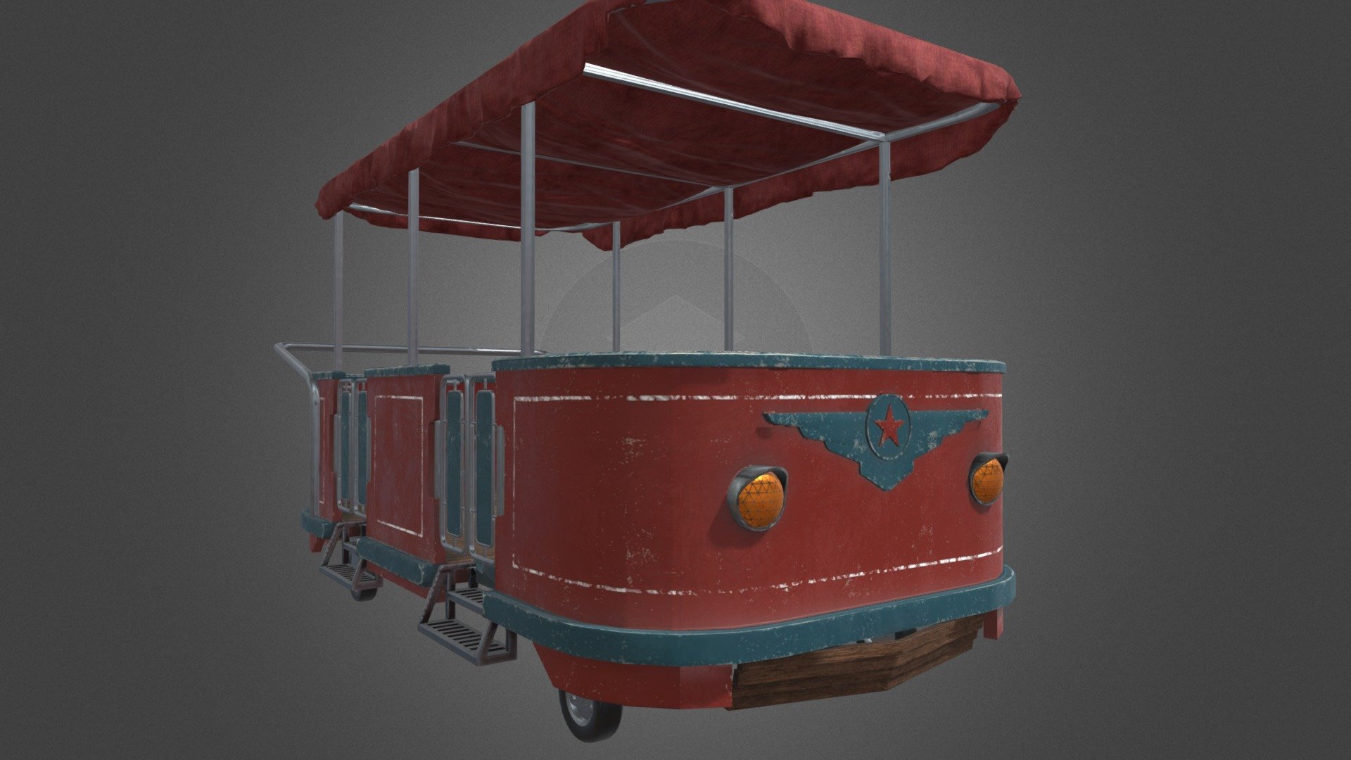 Tram cart - Download Free 3D model by VladNeko (@vlad.neko) [cdd0f4a ...
