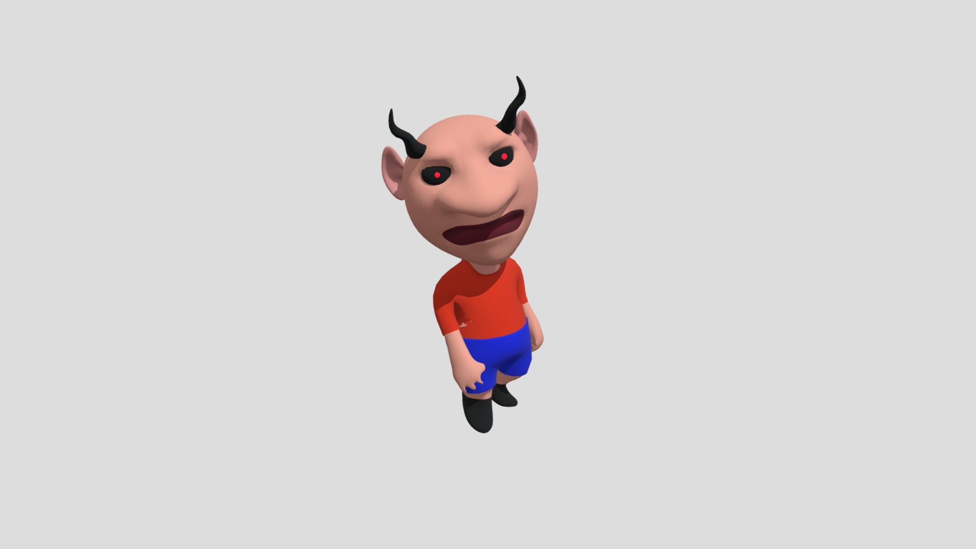 demon kid walking - 3D model by elcontemporaneojoan [cdd0fc7] - Sketchfab
