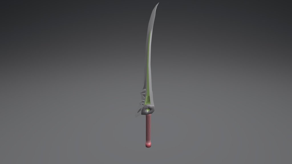 Green Sword - 3D model by Joseph Branderhorst (@MrMufins) [cdd120b ...