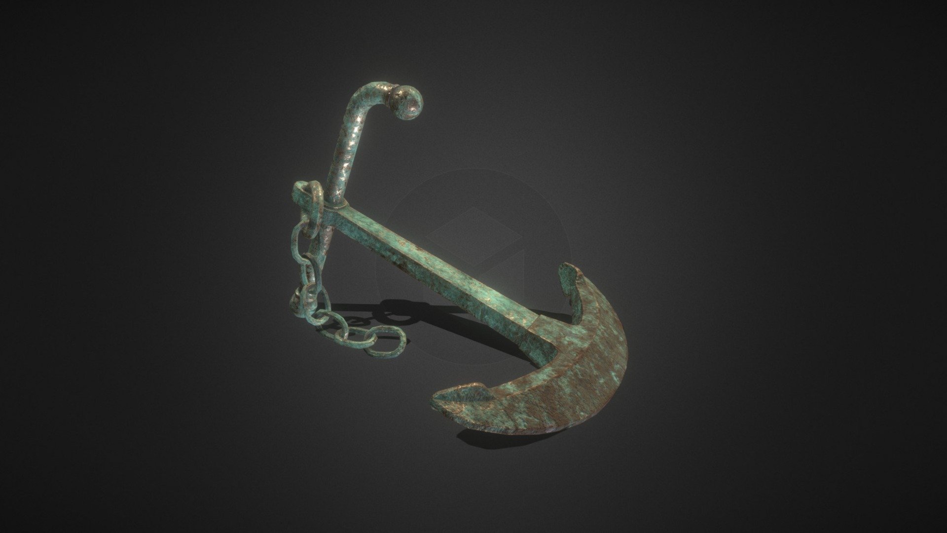 Old Bronze Anchor - Download Free 3D model by Daniel Bobrowski (@Daniel ...