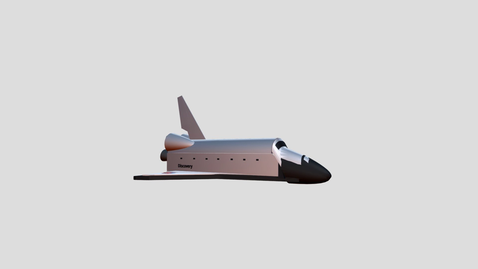 Space Shuttle Discovery - Download Free 3D model by Spark_Customs ...