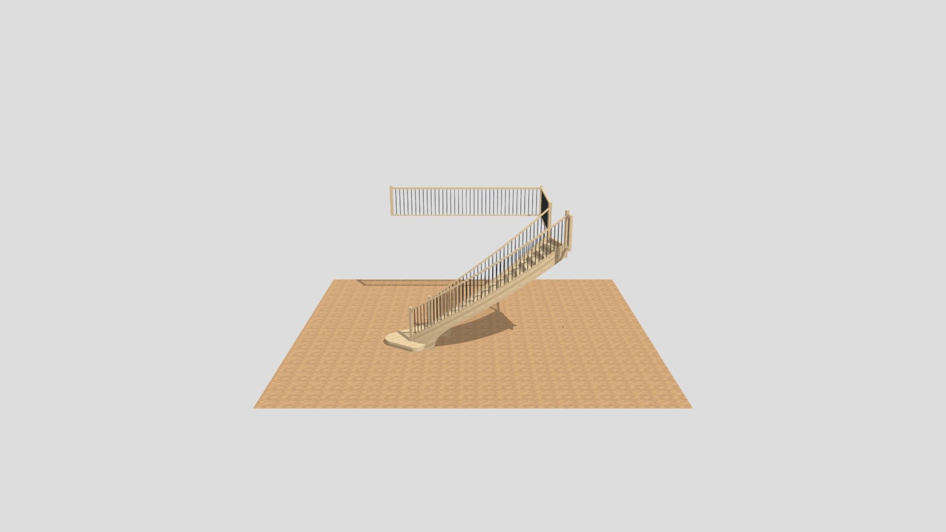 curved - Download Free 3D model by supremestairs [cdd223f] - Sketchfab