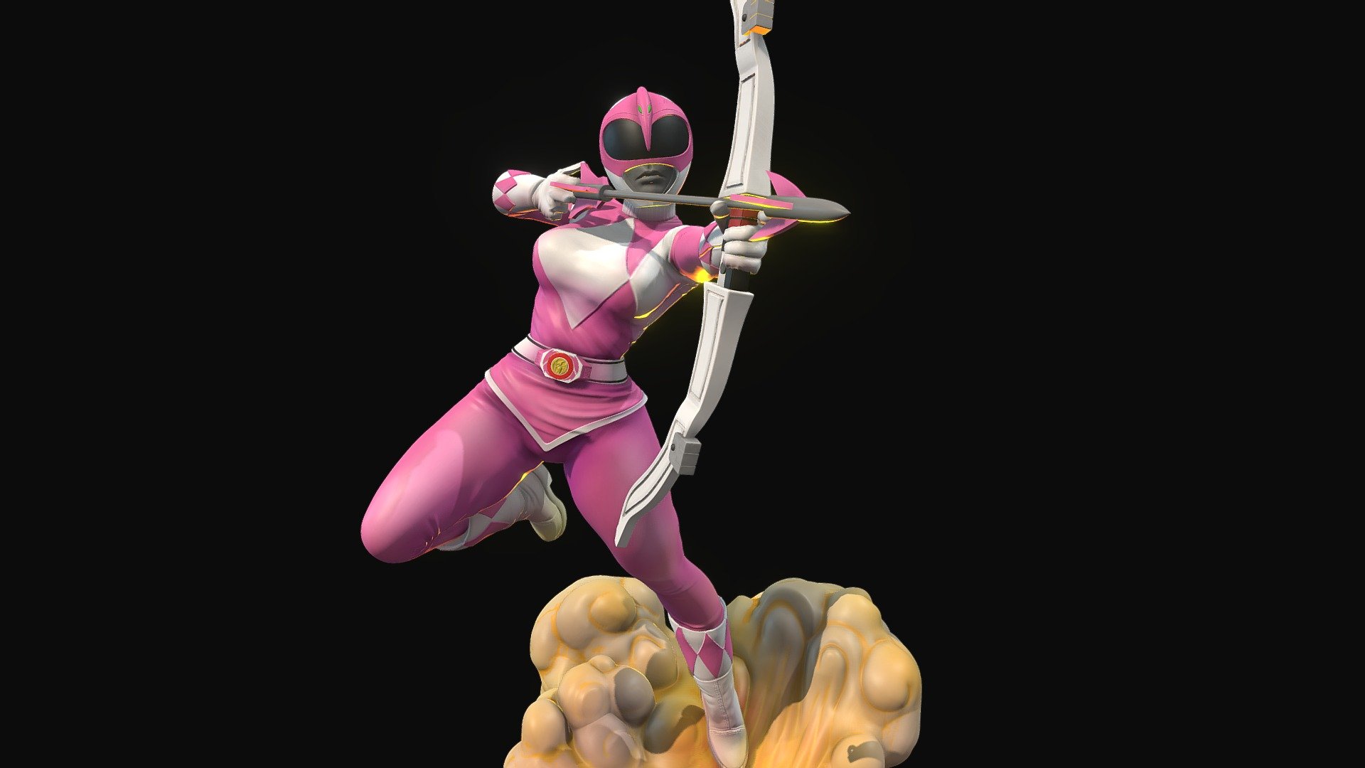 Pink Ranger - 3D model by Torrida.minis (@torridaminis) [cdd2663 ...