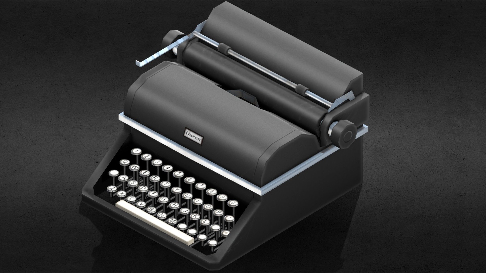Typewriter - The Sims Online - Download Free 3D model by LazyDuchess ...