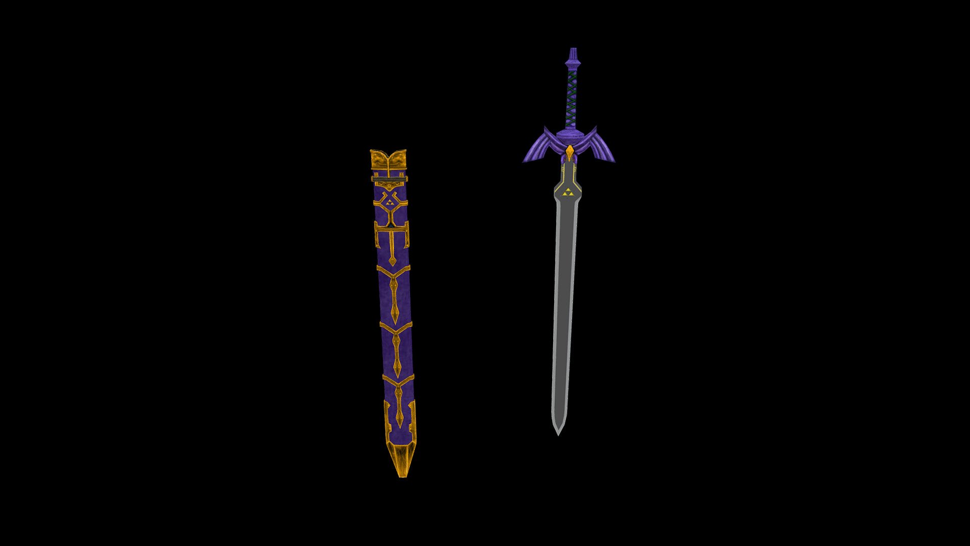Items>Weapons>True Master Sword - Download Free 3D model by ...