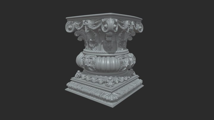 Pedestal 3D models - Sketchfab