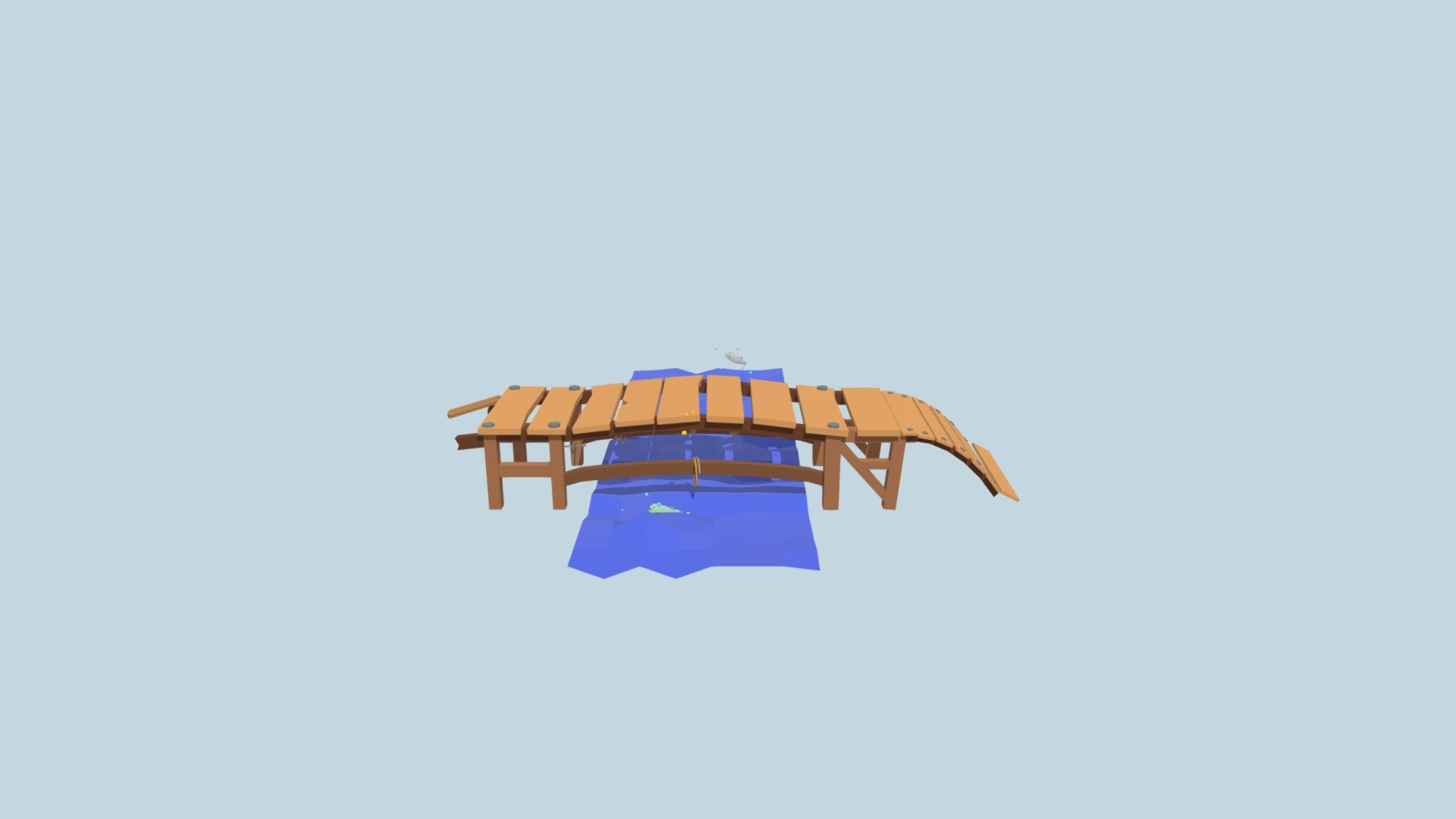 River Bridge - Download Free 3D model by ridevel [cdd8226] - Sketchfab