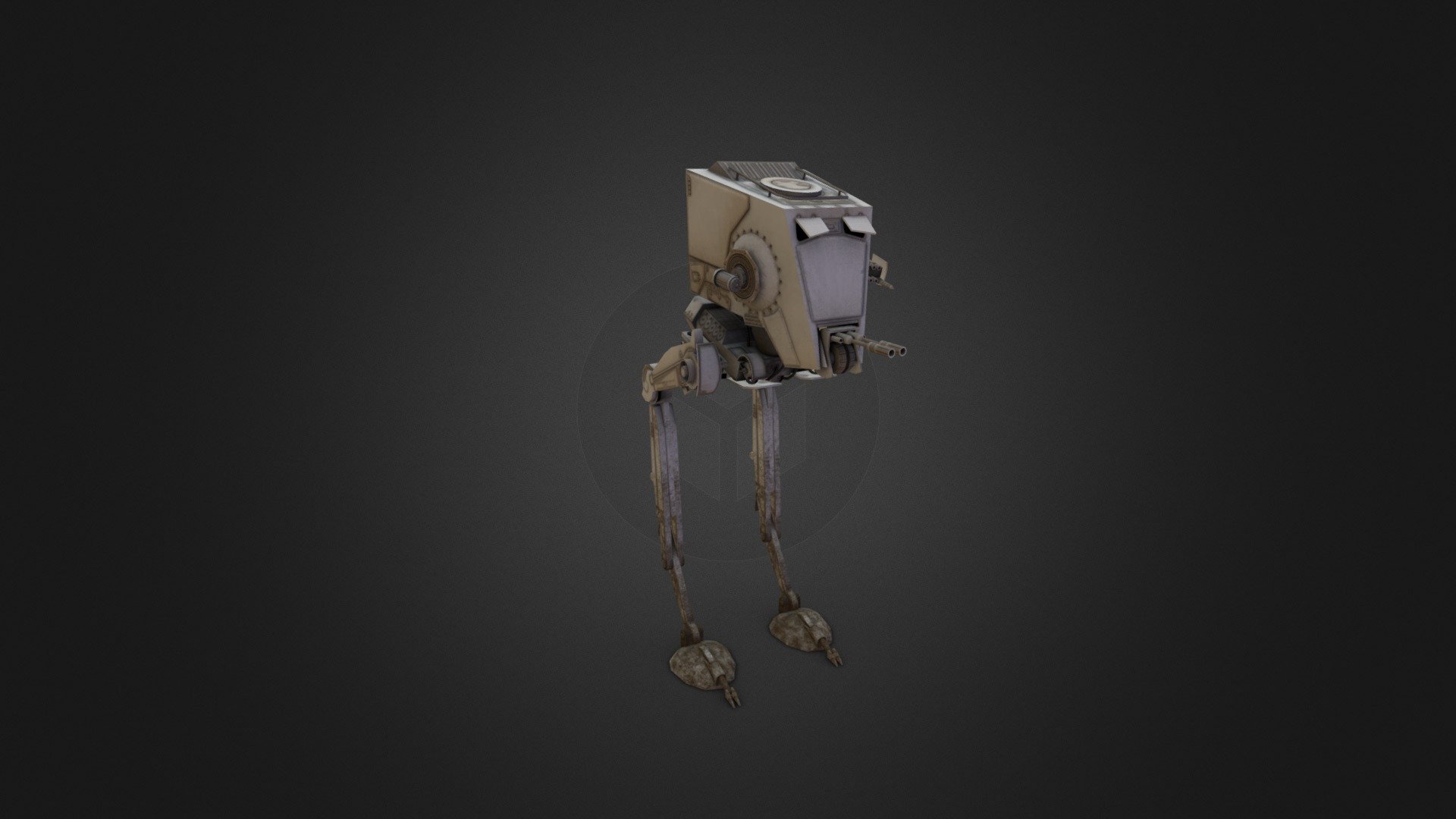 AT-ST - 3D model by ashuradx [cdd938b] - Sketchfab