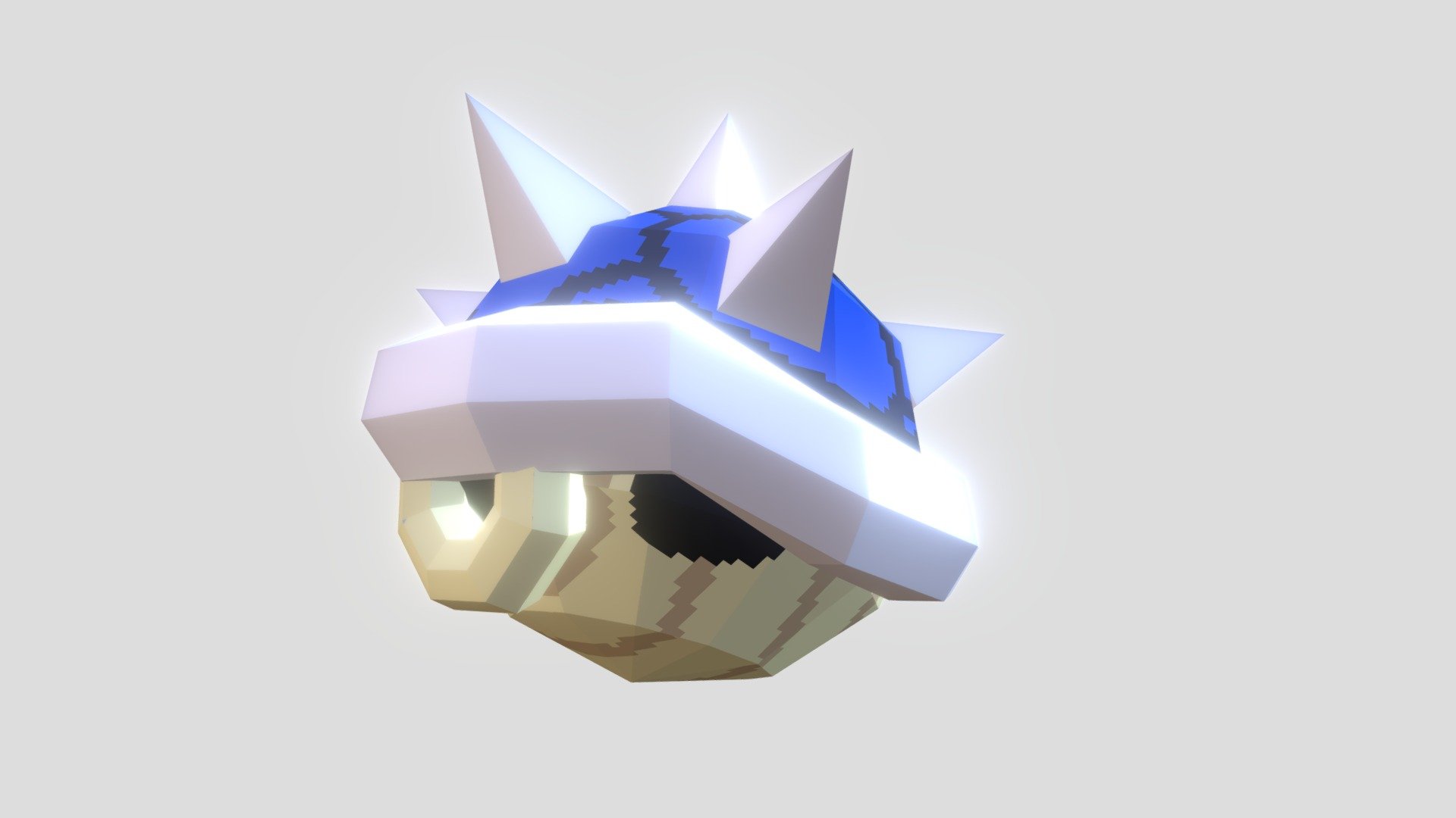 mario kart blue shell - 3D model by origuni [cddb056] - Sketchfab