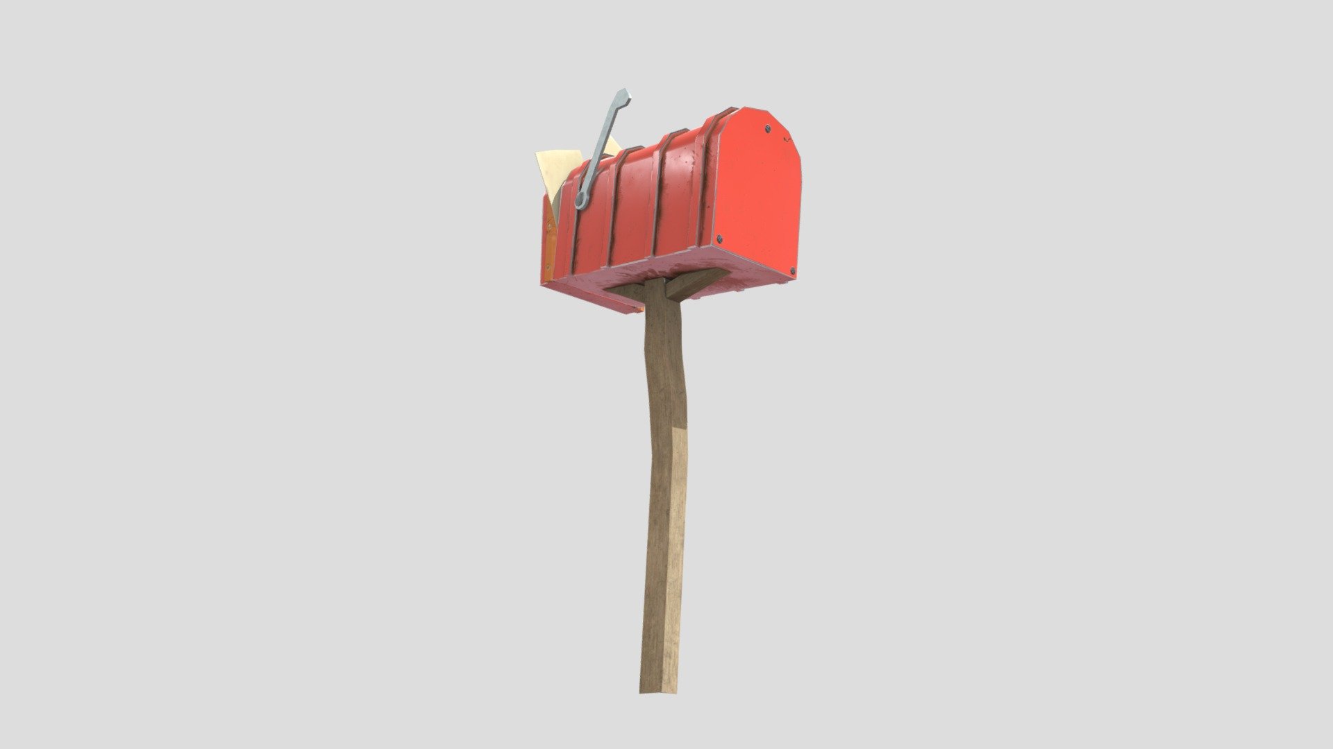 KNB127 task1; Mailbox(start) - 3D model by mshan [cddba3f] - Sketchfab