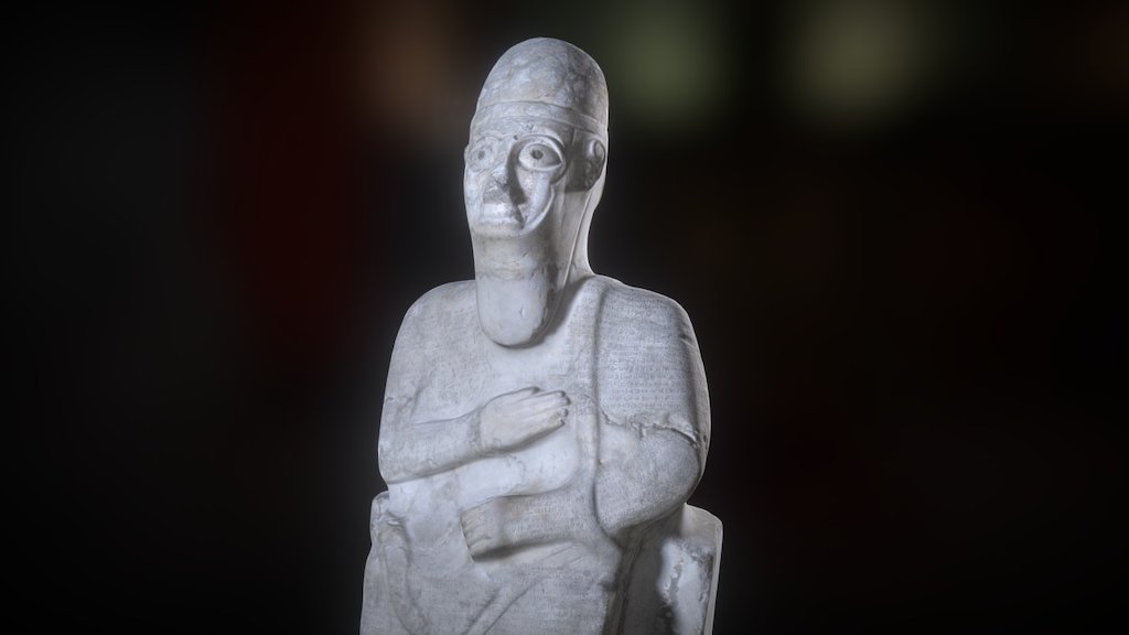 Statue of Idrimi, king of Alalakh - 3D model by Thomas Flynn ...