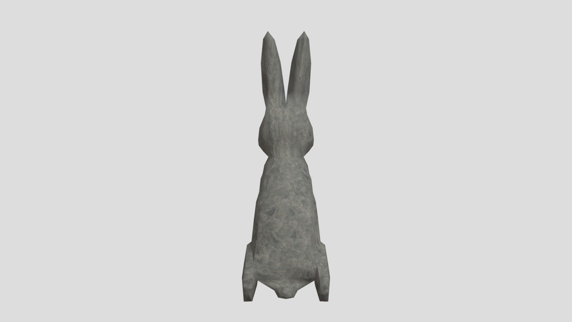 Low-poly Bunny Gargoyle - Download Free 3D model by Ed (@ed3800 ...