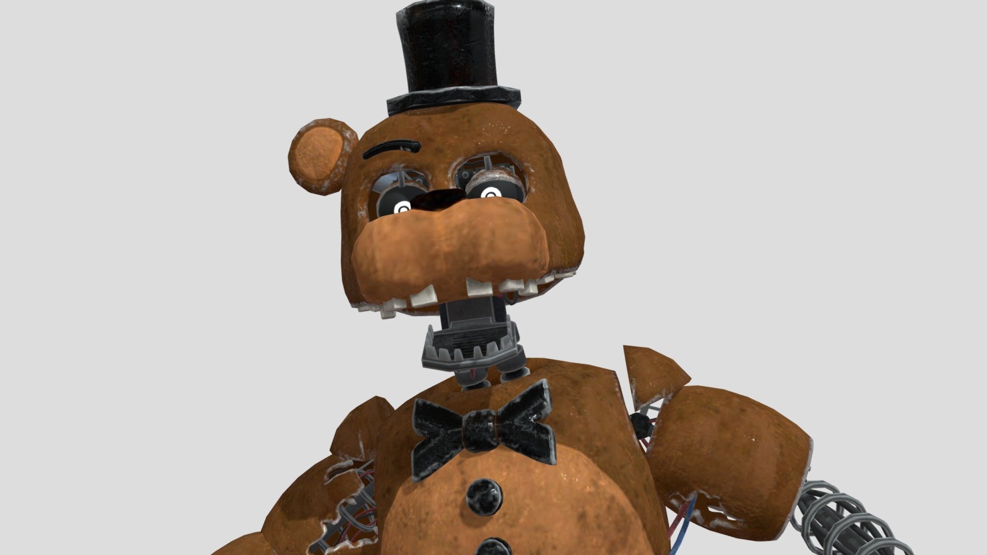 Ignited Freddy - Download Free 3D model by OrangeSauceu [cddeaa8 ...