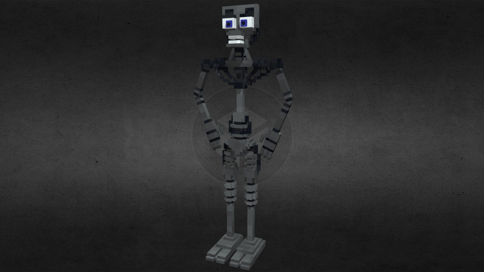 FNAF Endo Skeleton Voxel - 3D model by NicholasCappe [cde0959] - Sketchfab