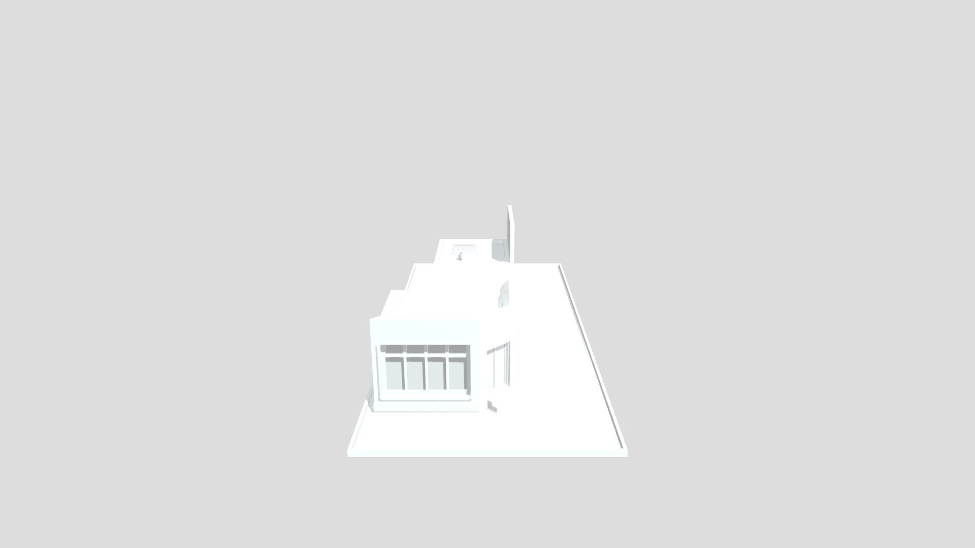 1 stage. Blocking - 3D model by rozhoooook [cde2128] - Sketchfab
