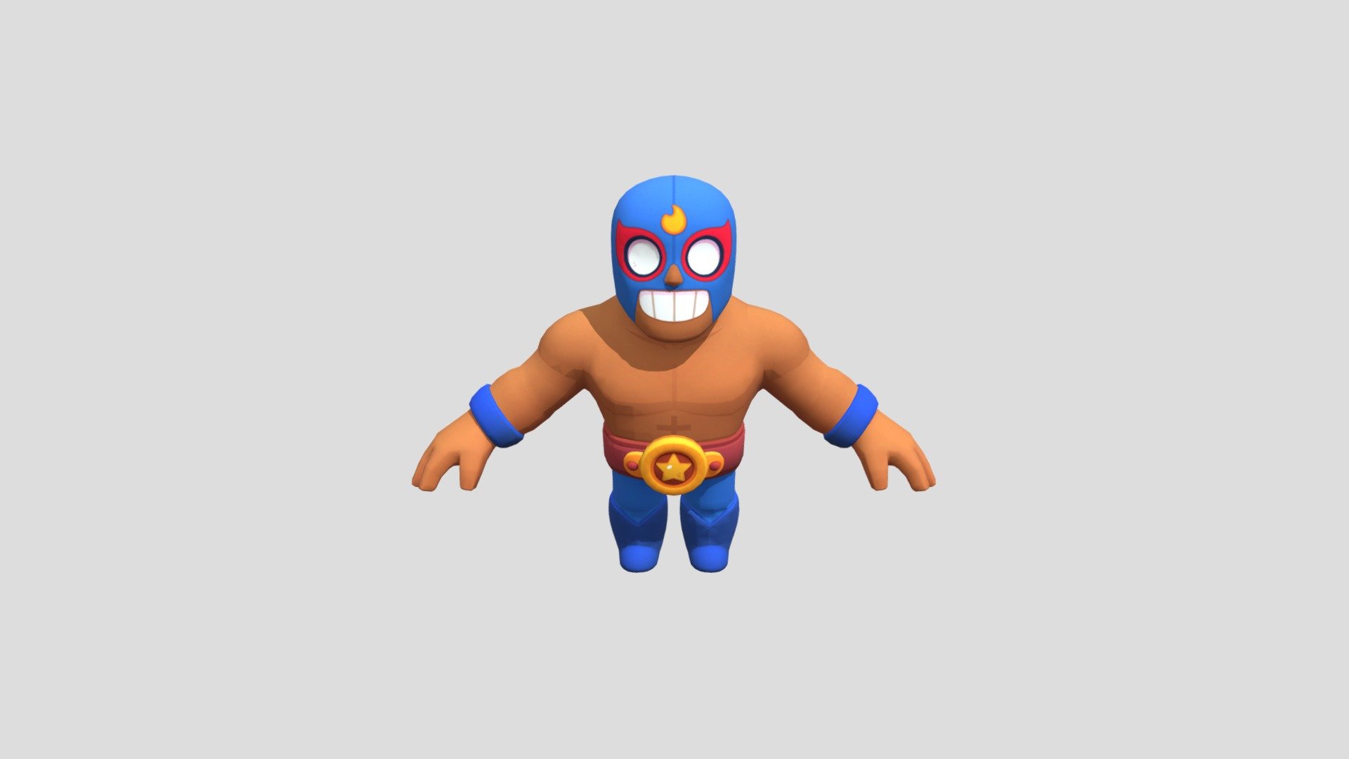 el-primo-t-pose-brawl-stars - 3D model by yaserhusam15 [cde298d] - Sketchfab