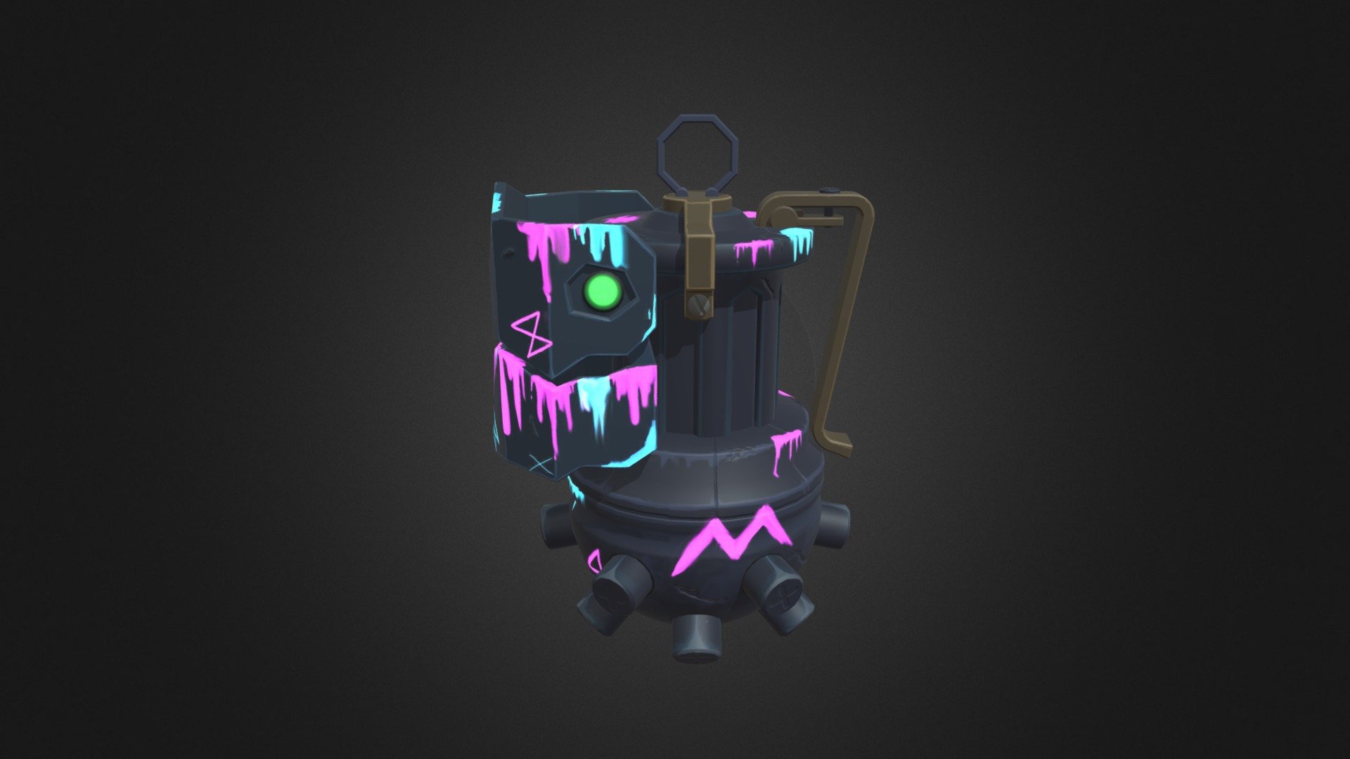 Jinx Grenade 3D Fanart - 3D model by gwyn_rtrd [cde2a0f] - Sketchfab