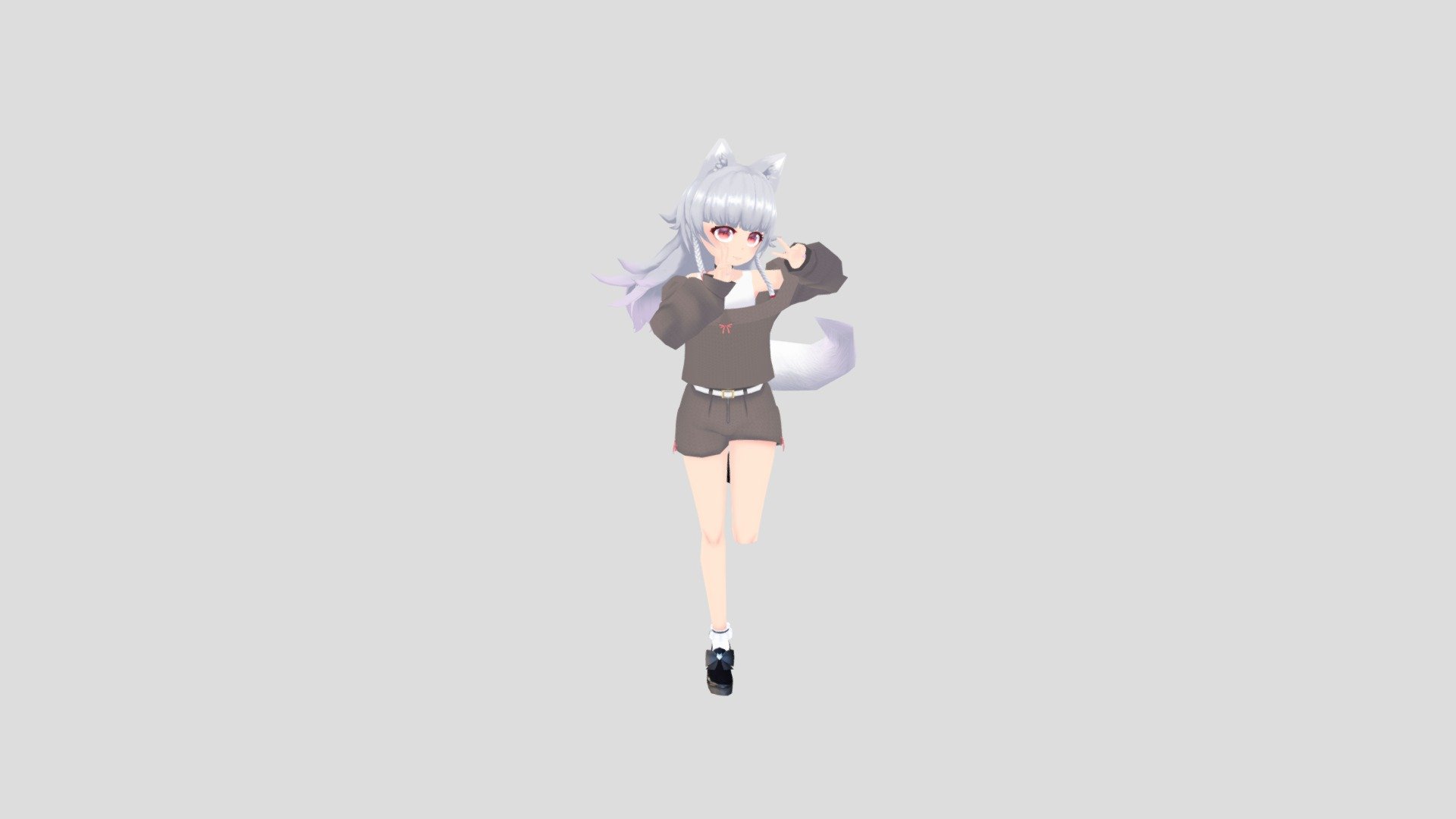 VRChat-Model Fuyuki - 3D model by Damin (@damin0x0) [cde30b3] - Sketchfab