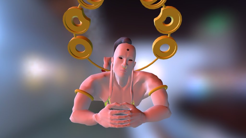 Godly Monk Pose 4 - 3D model by Casterhorst [cde3a86] - Sketchfab