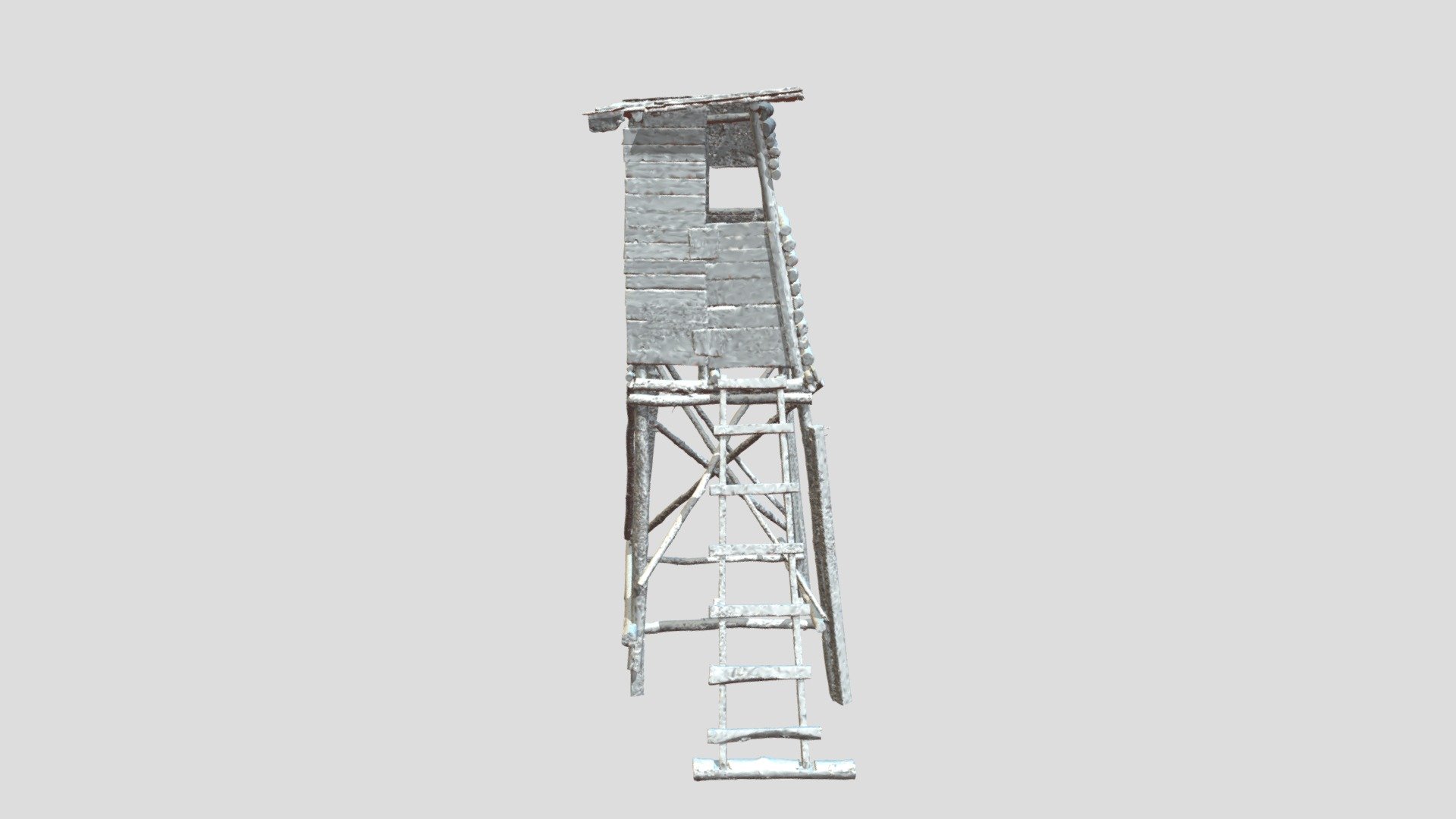 Tower_with Scale_MeshModel Simplified - 3D model by bowshelm [cde46ed ...
